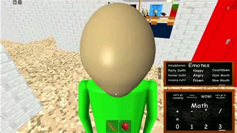 Playing Baldis Basics Role Play Roblox Youtube