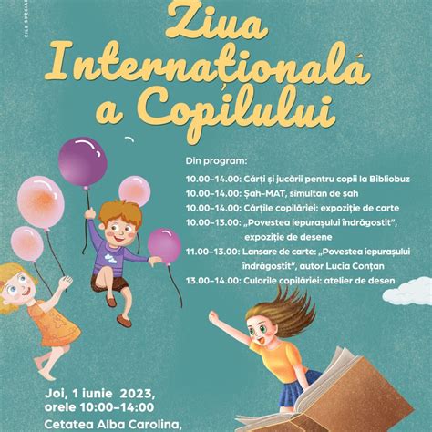 ALBA Ziua Copilului marcată de Biblioteca Județeană Lucian Blaga