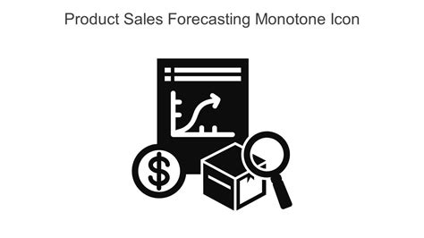 Product Sales Forecasting Monotone Icon In Powerpoint Pptx Png And Editable Eps Format PPT Sample