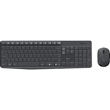 Amazon Com Logitech MK235 Wireless Keyboard And Mouse Combo For Windows USB Receiver 15 FN