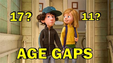 Addressing Weird Age Gap Crushes In Animated Movies Youtube
