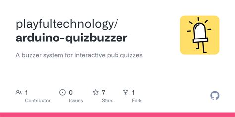 GitHub Playfultechnology Arduino Quizbuzzer A Buzzer System For