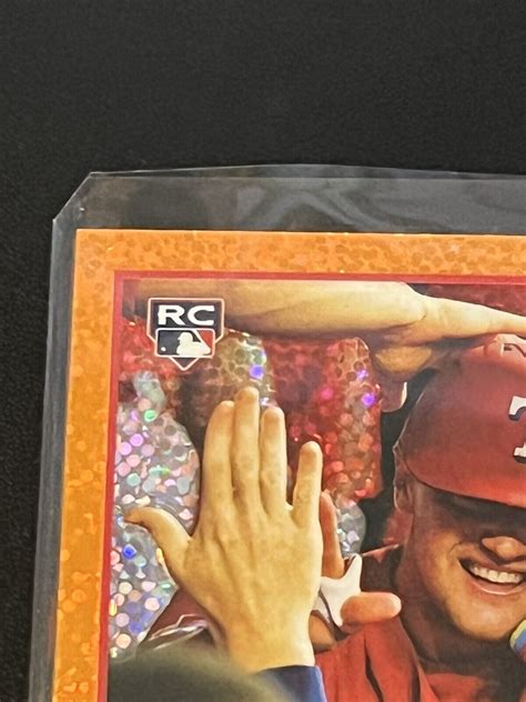 2023 Topps Chrome Josh Jung Orange Image Variation Sn 125 Ebay
