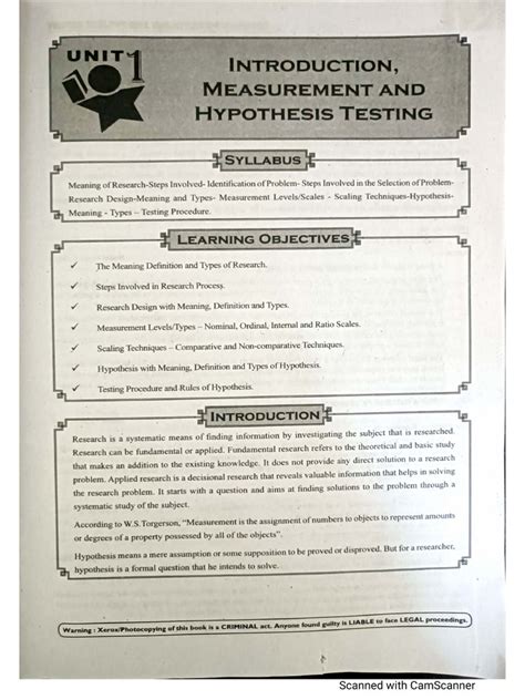 Unit 1 Research Methodology Pdf