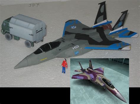 Ace Combat Model Drawings F SE Silent Eagle