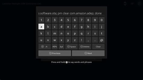 Launcher Manager ADB Command Entered AFTVnews