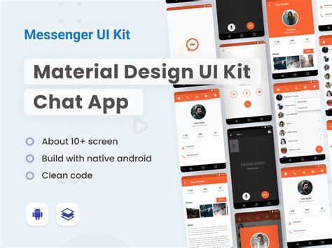 Messenger App Android Ui Template By Dream Space ~ Epicpxls