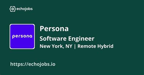 Persona Is Hiring Software Engineer Product Sfnyc Usd 130k 220k