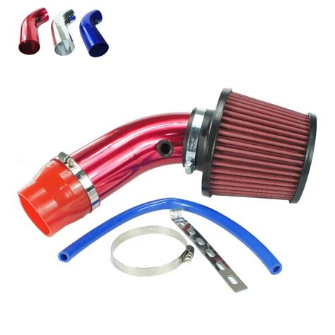 3 Inch 76mm Universal Aluminum Air Intake Pipe Kit Pipes Cold Air