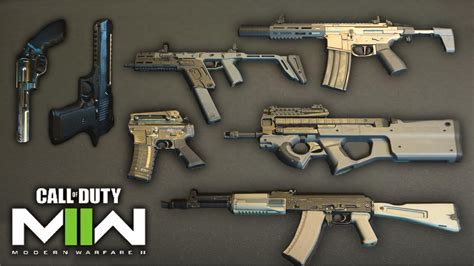All 55 Weapons In Mw2 Max Level For All Weapons Youtube