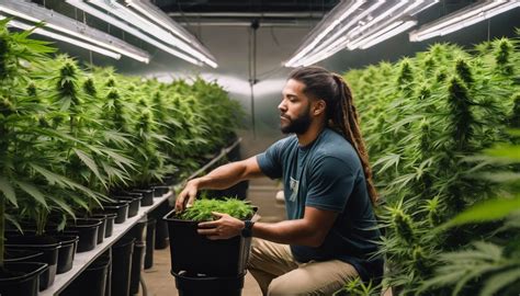 Entrenamiento De Plantas De Marihuana En Cultivo De Cannabis