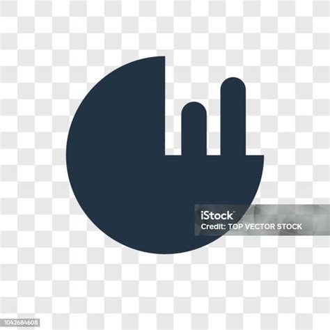 在透明背景上隔離的圓形圖向量圖示 圓形圖透明度徽標設計向量圖形及更多信息圖形圖片 信息圖形 商務 商標 Istock
