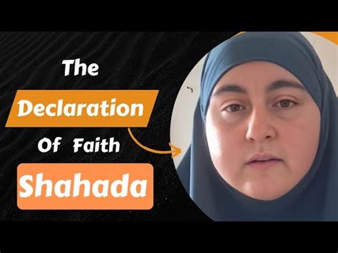 Declaration Of Faith Shahada Mashaallha Youtube