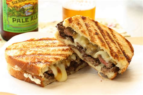 Cheese Steak Panini Saving Room For Dessert