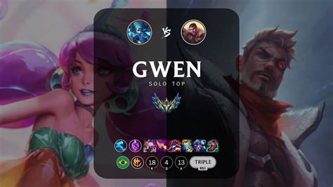 Gwen Top Vs Jayce Br Challenger Patch 144 Youtube