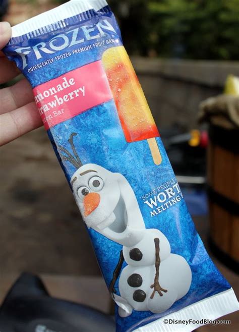 New Olaf Frozen Lemonade Strawberry Bar In Disney Worlds Magic