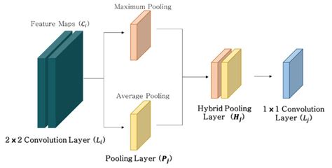 hybrid pooling modules combining maximum and average pooling