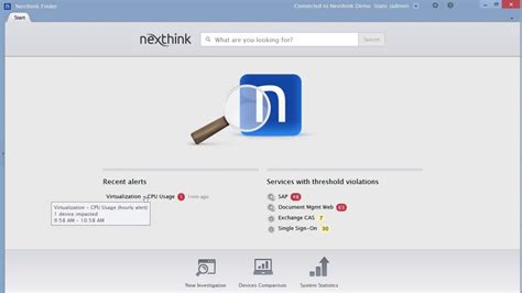 Virtualization Troubleshooting Nexthink