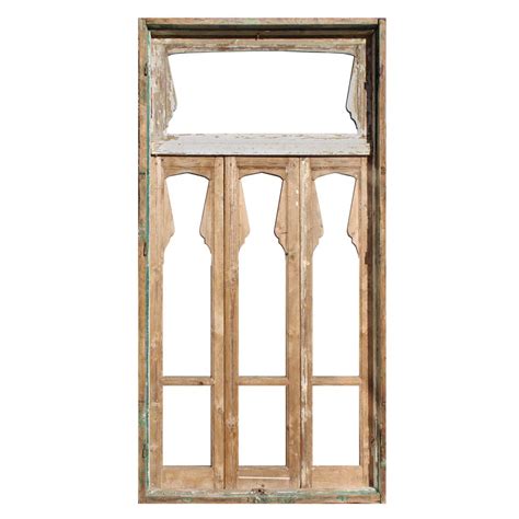 Unusual Antique French Colonial Window Sets