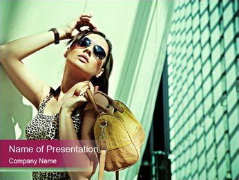 Sexy Woman PowerPoint Template Backgrounds Google Slides ID SmileTemplates Com