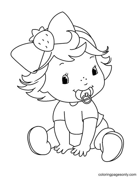 Strawberry Shortcake Clipart Black And White At George Ochoa Blog