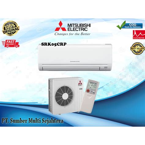 Jual Ac Mitsubishi SRK 05 CR PK 1 2 PK TERIMA DINGIN R410 THAILAND