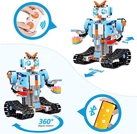stem building blocks robot remote and app controlled robot creative