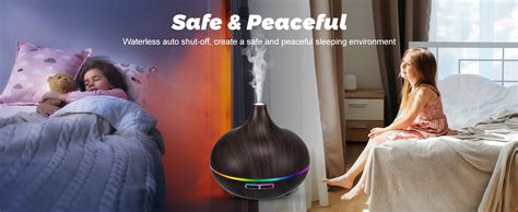 Aromatherapy Essential Oil Diffuser Set 550ml Ultrasonic