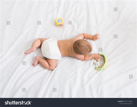 Naked Baby Top View Images Stock Photos Vectors Shutterstock