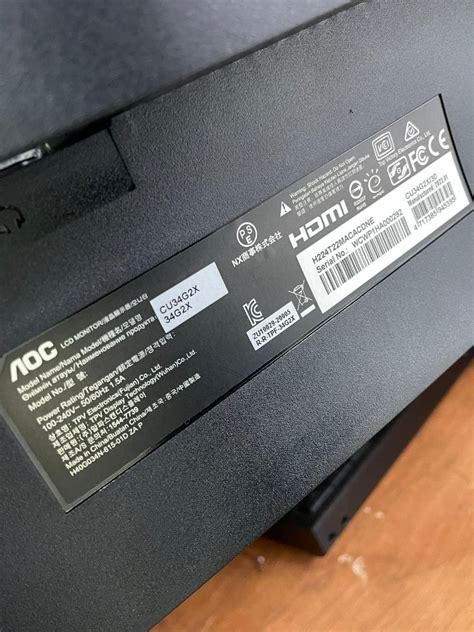 Broken Curved Gaming Monitor Aoc Cu34g2x Aoc 34 219 Wqhd 144hz