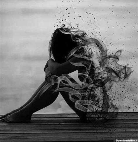 عکس پروفایل غمگین سیاه سفید دخترونه