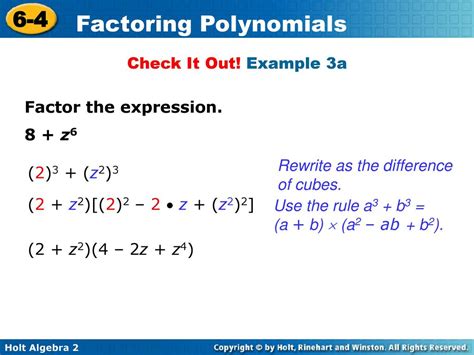 Factoring Polynomials Ppt Download