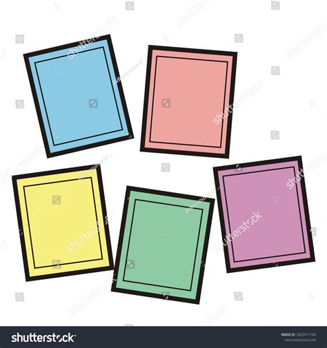 Abstract Rectangular Colorful Frames Background Stock Illustration 1822417169 Shutterstock