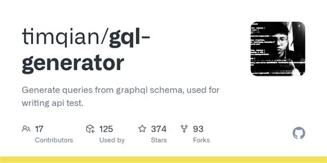 Github Timqiangql Generator Generate Queries From Graphql Schema