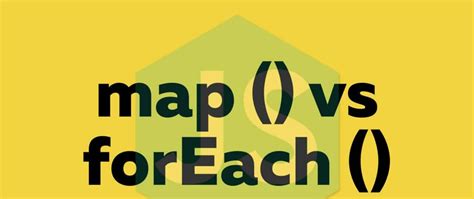 Difference Between Foreach And Map Dev Community