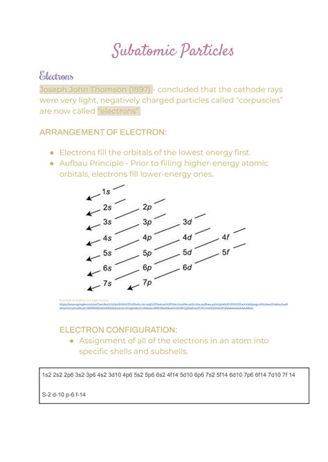 Solution Sci 8 Subatomic Particles Studypool
