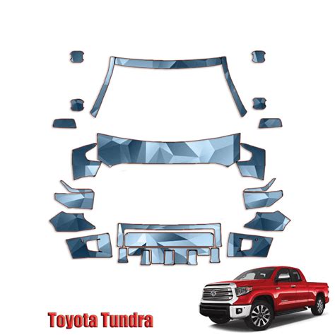 Toyota Tundra Precut Paint Protection Kit Partial Front