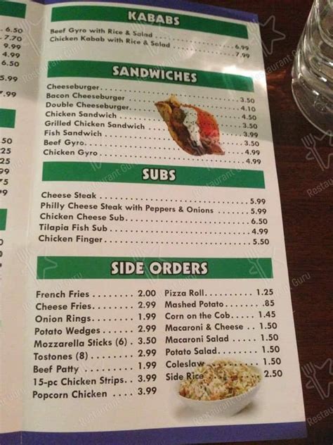 Menu At Crown Fried Chicken Restaurant Southbridge