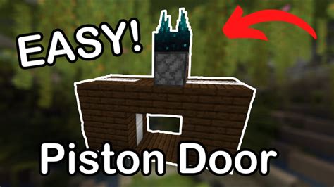 Simple Minecraft Sculk Sensor Door Youtube