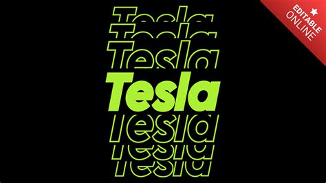 Tesla Text Effect Generator
