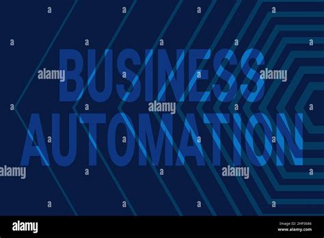 Conceptual Display Business Automation Word For For Digital Transformation Streamlined For