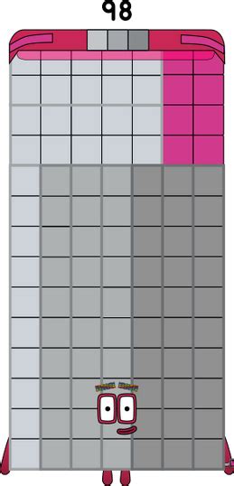 Numberblocks 98 Blocks By Jeanpaulfelix On Deviantart