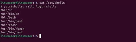 Chsh Command In Unix
