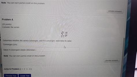 Solved Note You Can Earn Partial Credit On This Problem Chegg