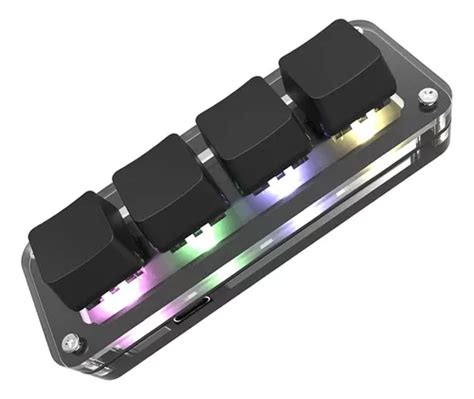 Teclado Personalizado De Programación Macro Rgb 4 Teclas Cuotas