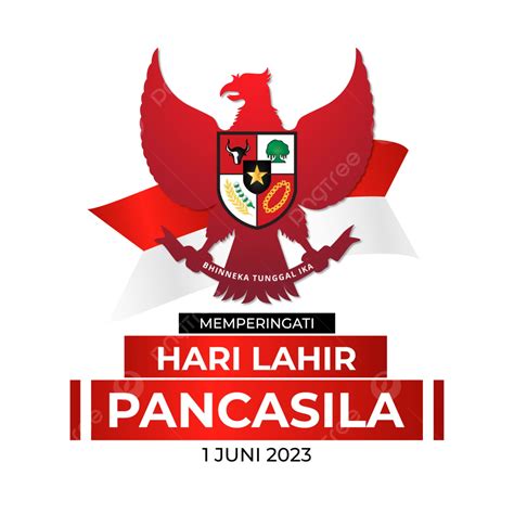 Happy Birthday Pancasila 2023 Vector Pancasila Birthday 2023