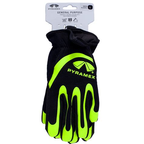 Pyramex® Hi Vis Puncture Resistant Safety Gloves Gl103ht — Safety