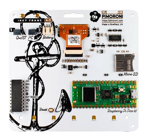 Inky Frame 40 Pico W Aboard Review — Raspberry Pi Official Magazine