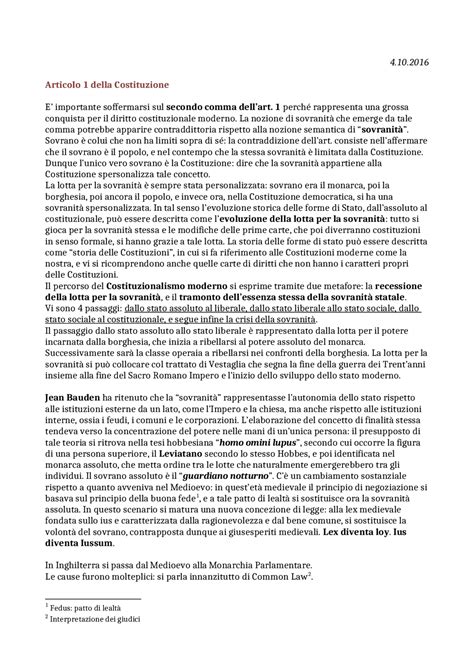Riassunto Sullart 1 Costituzione Schemi E Mappe Concettuali Di