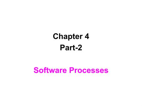 Software Engineering Process Ppt